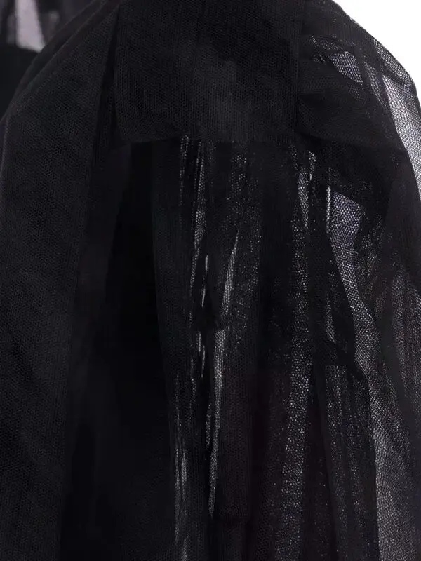 Simone Rocha Frill-detail Tulle Skirt - Black