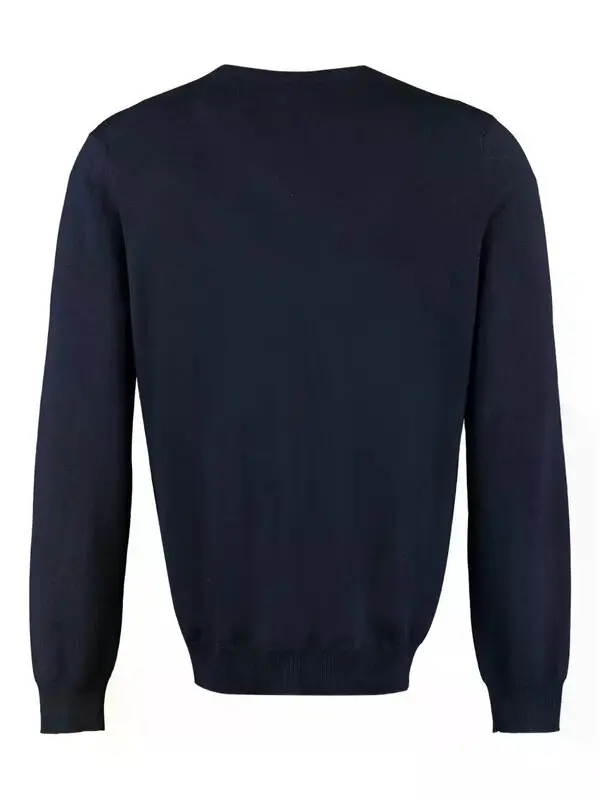 THE (ALPHABET) V-neck Wool Sweater