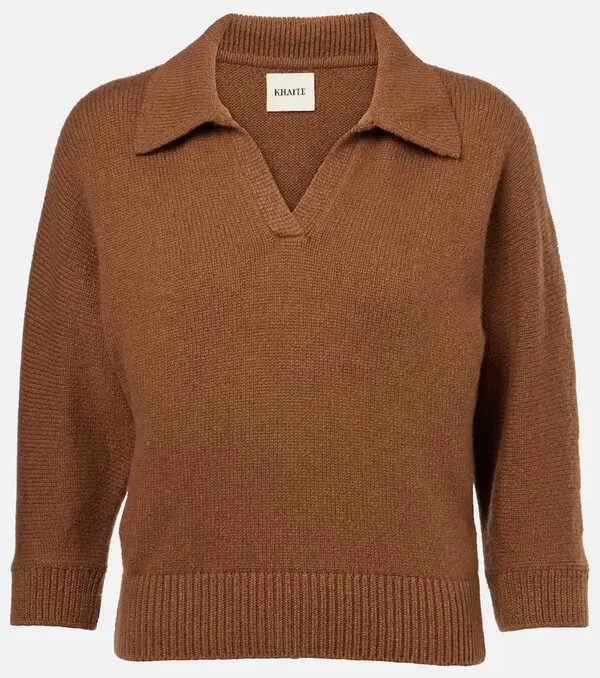 Khaite Herve Cashmere Sweater - Brown