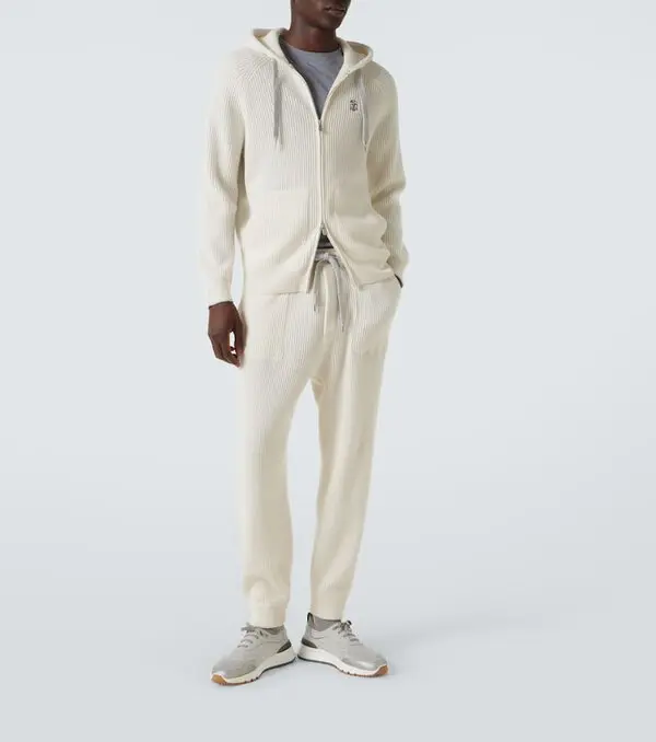 Brunello Cucinelli Cashmere-blend Sweatpants