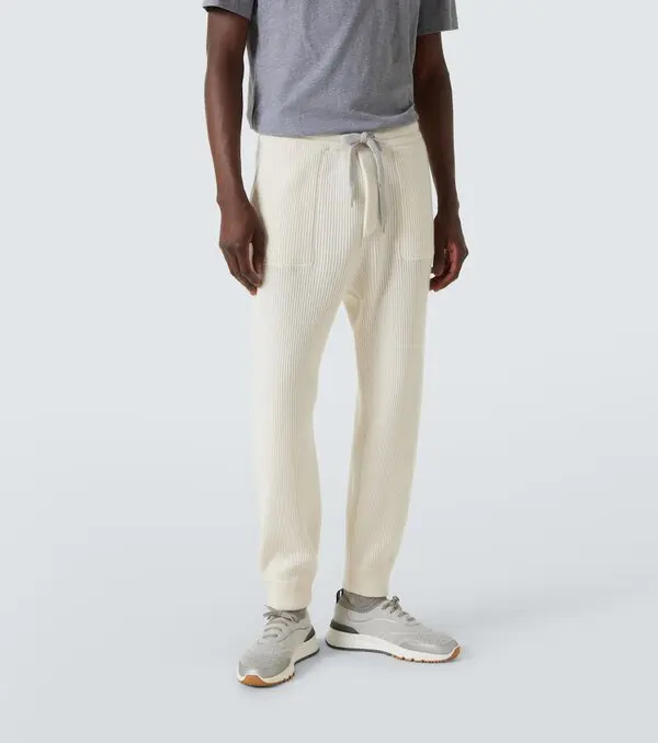Brunello Cucinelli Cashmere-blend Sweatpants