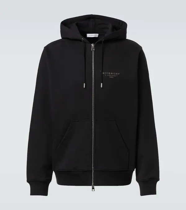 Givenchy Logo Cotton Jersey Hoodie