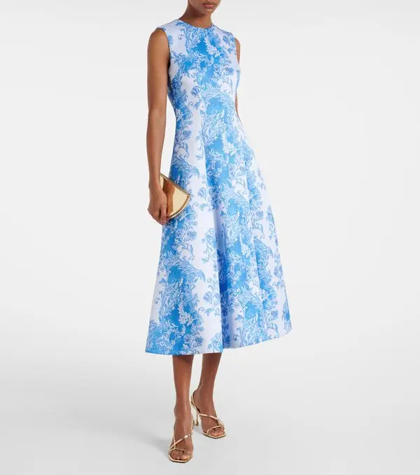 EMILIA WICKSTEAD Mara Maxi Dress - Blue