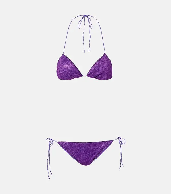Oseree Glazed Lumière Bikini - Purple