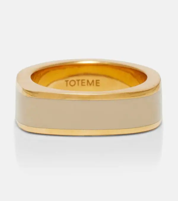 TOTEME Signature 18kt-plated Ring - Gold