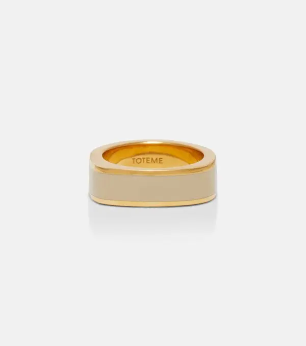 TOTEME Signature 18kt-plated Ring - Gold