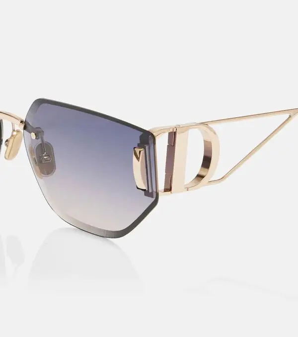 Dior 30montaigne B3u Cat-eye Sunglasses - Gold