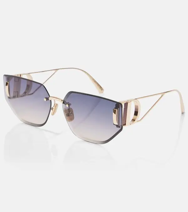 Dior 30montaigne B3u Cat-eye Sunglasses - Gold