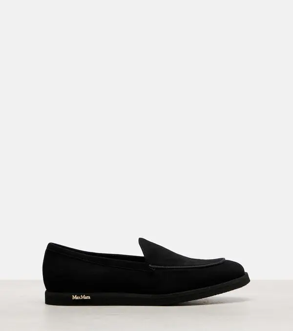 Max Mara Softmoc Suede Moccasins