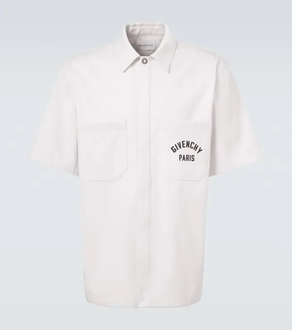 Givenchy Paris Cotton Bowling Shirt