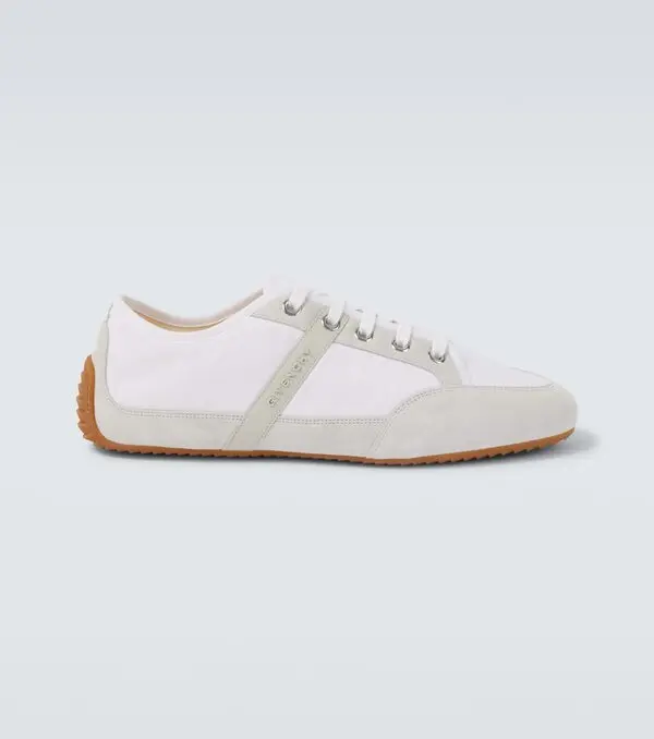 Givenchy Slim Suede-trimmed Sneakers