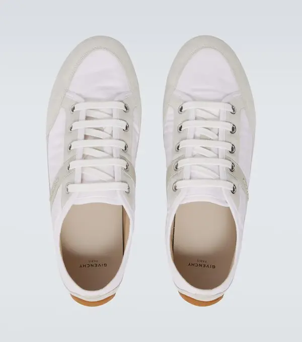 Givenchy Slim Suede-trimmed Sneakers