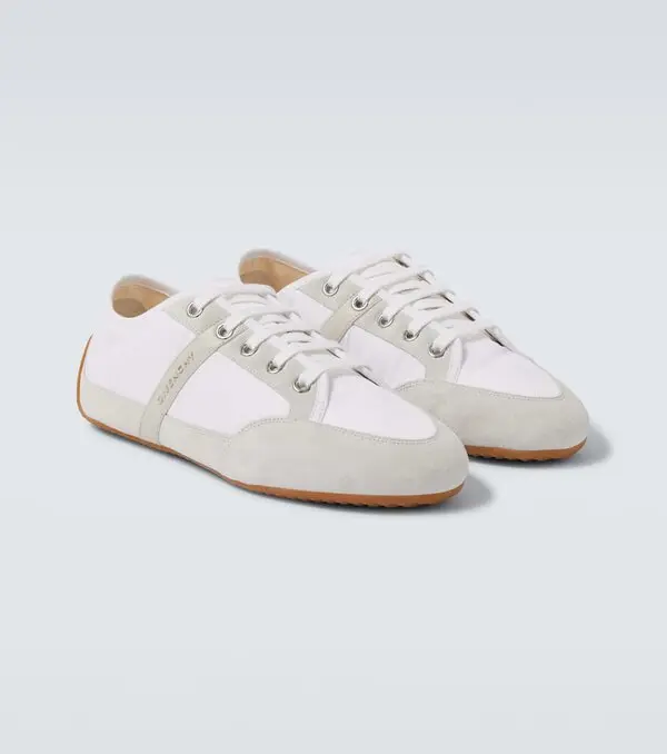 Givenchy Slim Suede-trimmed Sneakers