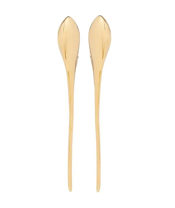 Givenchy Maple Seed Stud Earrings - Gold
