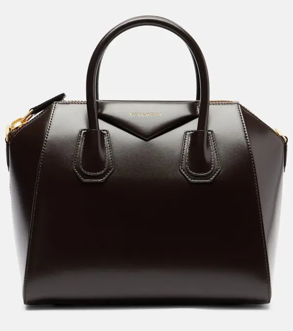Givenchy Antigona Small Leather Tote Bag - Brown