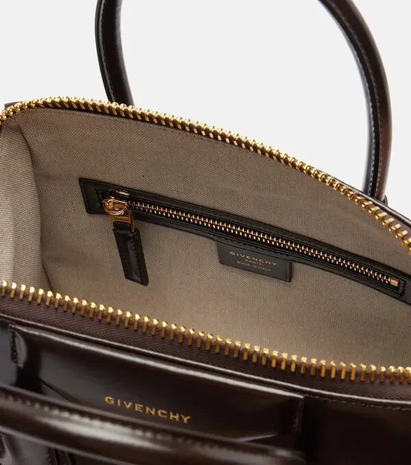 Givenchy Antigona Small Leather Tote Bag - Brown