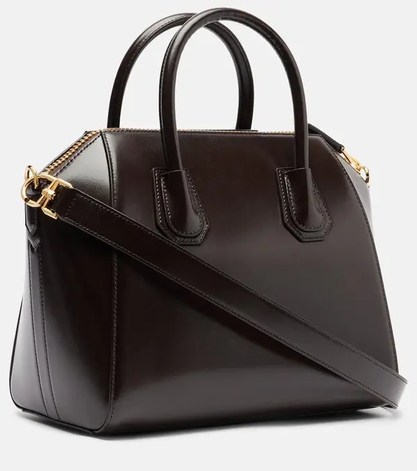 Givenchy Antigona Small Leather Tote Bag - Brown