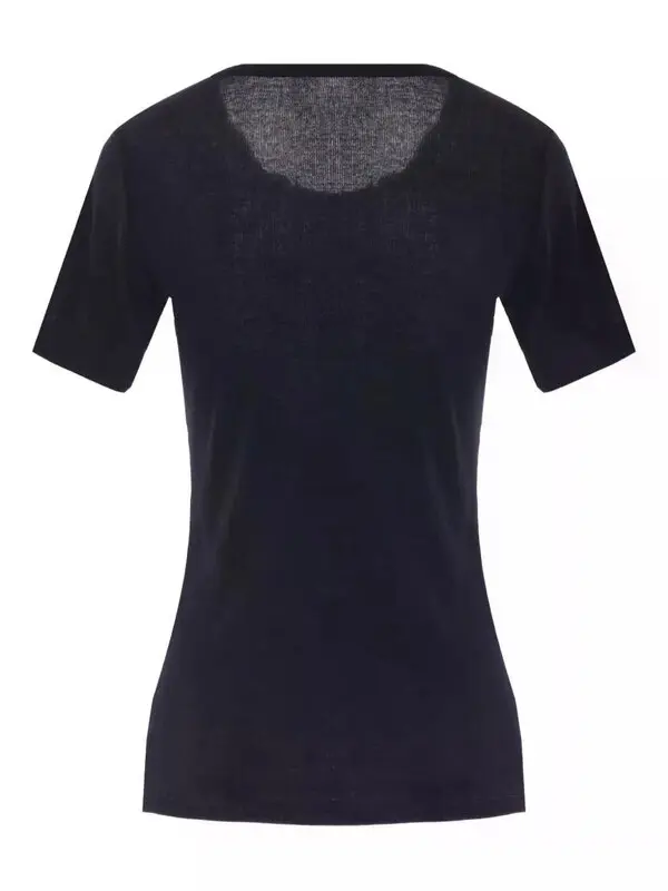 Yohji Yamamoto Ribbed Crew-neck T-shirt