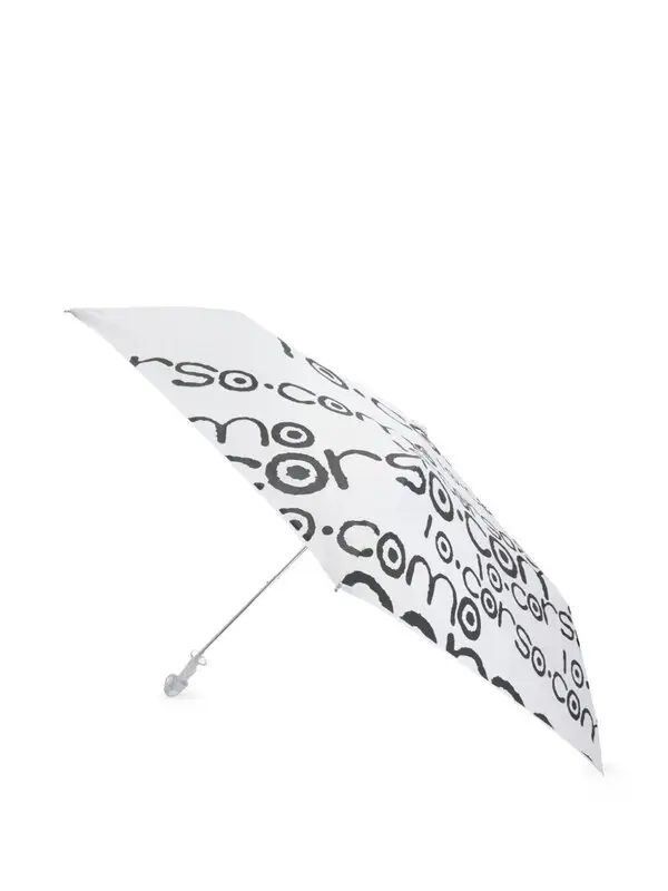 10 CORSO COMO Logo-print Umbrella - White