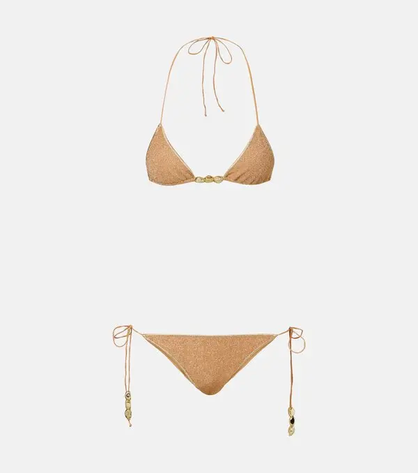 Oseree Lumière Nuggets Bikini - Gold