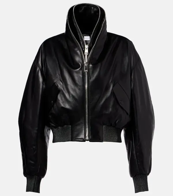 Givenchy Leather Bomber Jacket