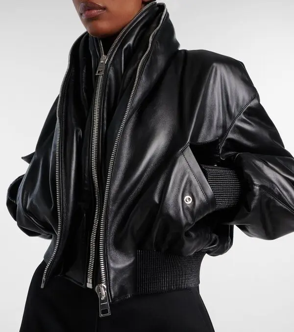 Givenchy Leather Bomber Jacket