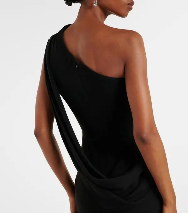 Alex Perry Draped One-shoulder Gown