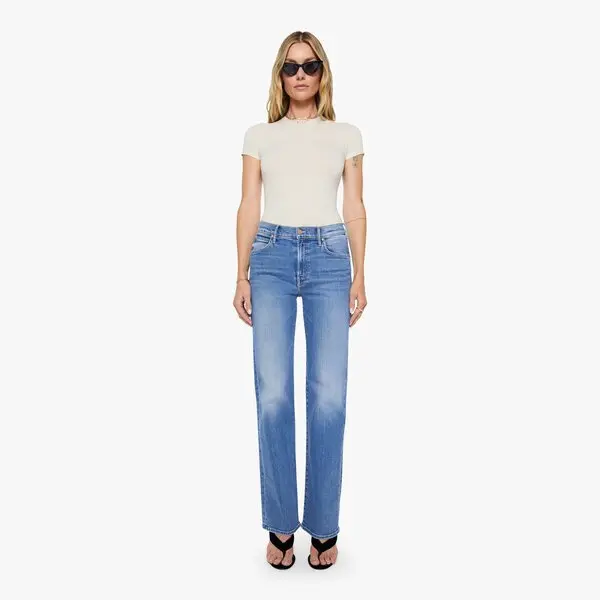 MOTHER The Kick It Fan Favorite Jeans - Blue