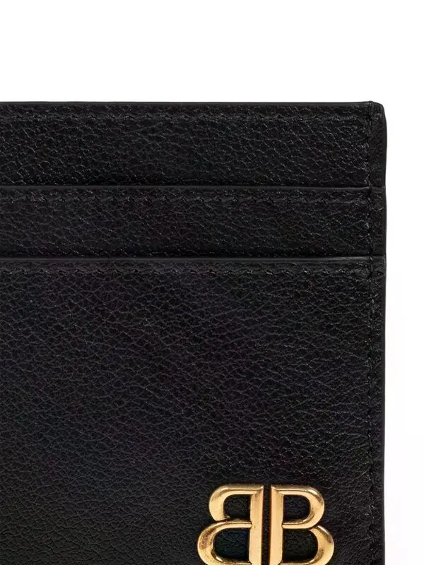 Balenciaga Leather Logo-plaque Cardholder