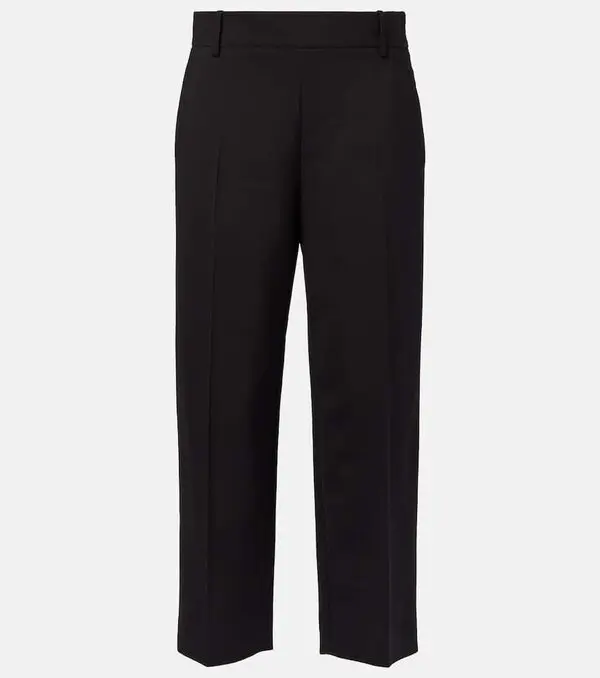Khaite Cam Straight Pants - Black