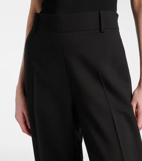Khaite Cam Straight Pants - Black