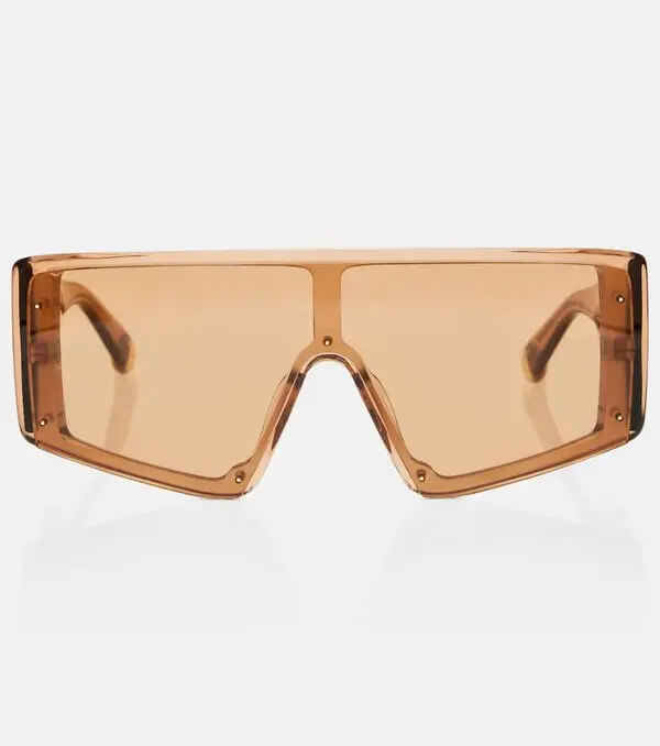 Stella McCartney Runway Flat-top Sunglasses - Beige