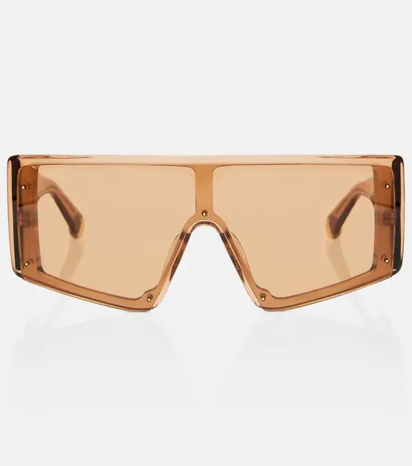 Stella McCartney Runway Flat-top Sunglasses - Beige