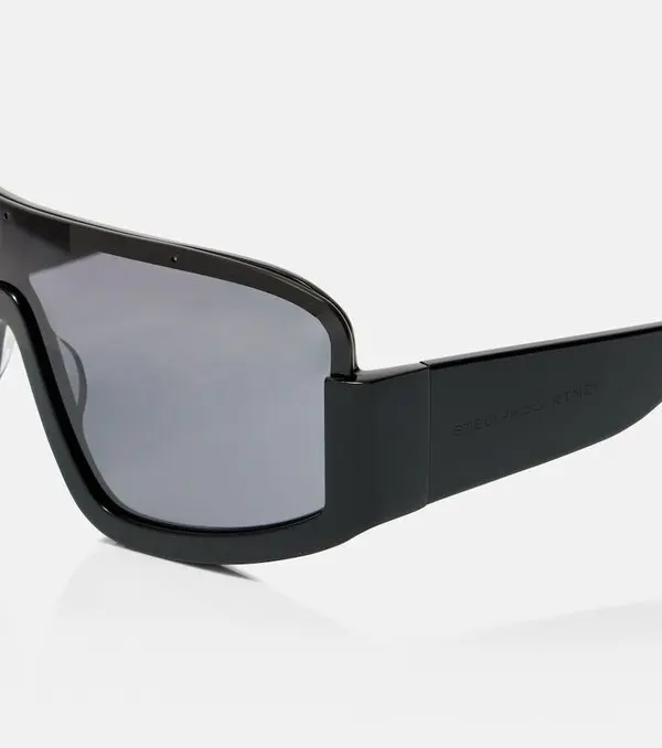 Stella McCartney Runway Shield Sunglasses - Black