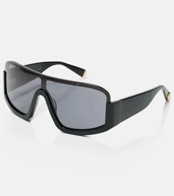 Stella McCartney Runway Shield Sunglasses - Black