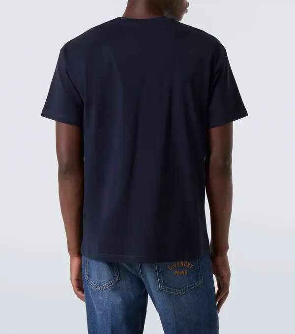 Givenchy Paris Cotton Jersey T-shirt - Blue