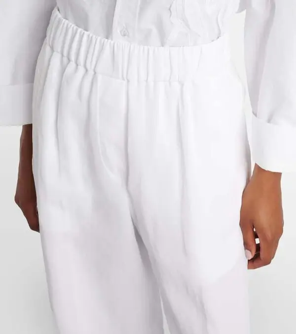 Brunello Cucinelli Cotton Wide-leg Pants