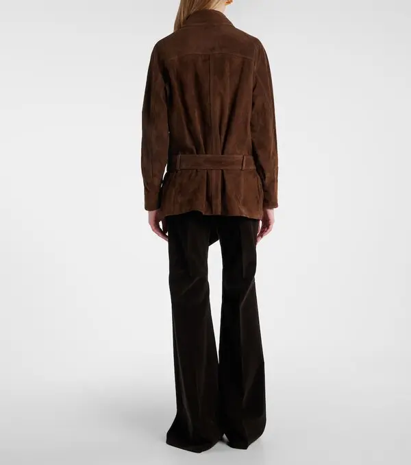 Nour Hammour Buffy Suede Jacket