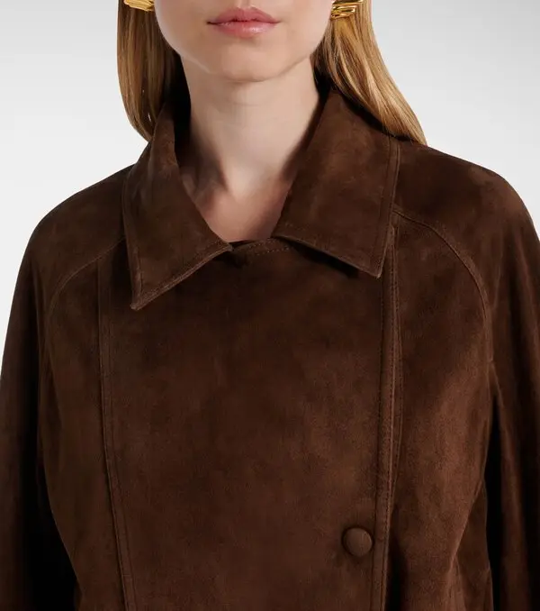 Nour Hammour Buffy Suede Jacket
