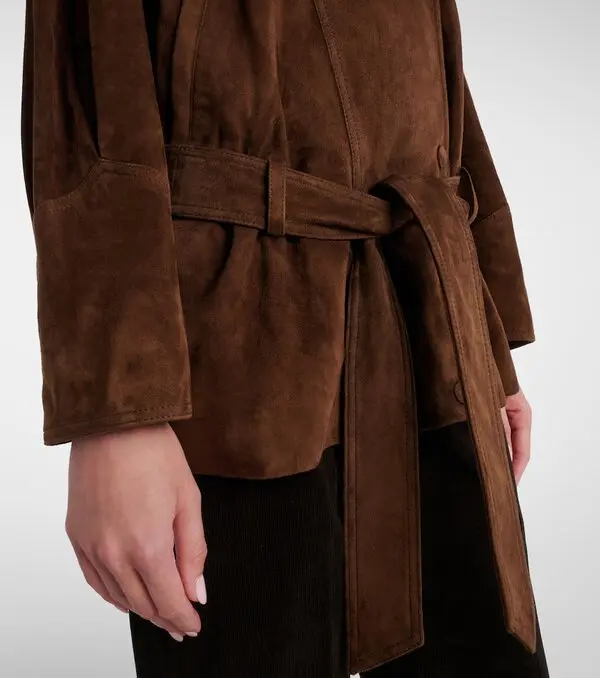 Nour Hammour Buffy Suede Jacket