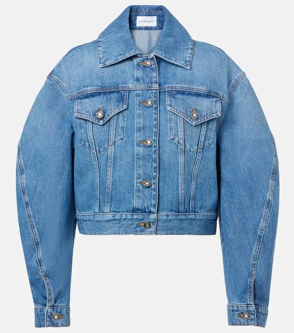 Givenchy Cocoon Denim Jacket - Blue
