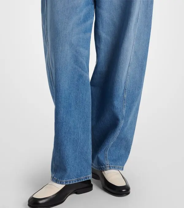 Givenchy Cocoon High-rise Barrel-leg Jeans - Blue