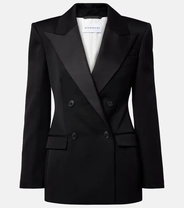 Givenchy Double-breasted Wool Blazer