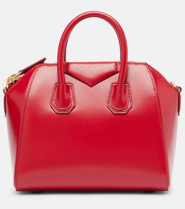 Givenchy Antigona Mini Leather Tote - Red