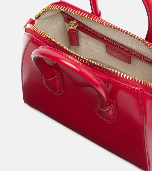 Givenchy Antigona Mini Leather Tote - Red