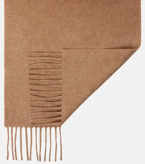 Loewe Anagram Wool And Cashmere Scarf