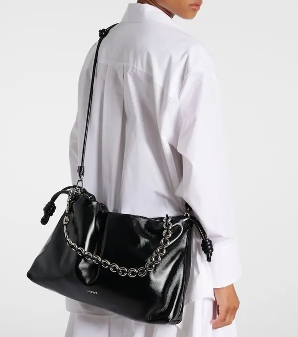 Loewe Flamenco Large Leather Shoulder Bag