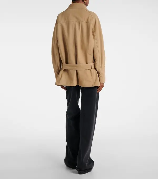 Nour Hammour Buffy Leather Jacket