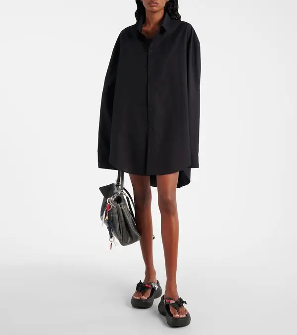 Balenciaga X Crocs Jibbitz Platform Thong Sandals - Black