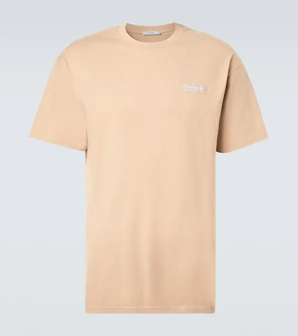 Givenchy Logo Cotton Jersey T-shirt - Beige